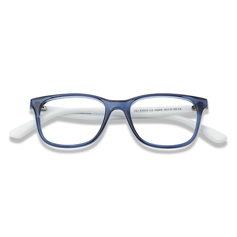 Buy Hooper Blue TR90 Rectangle Spectacles Online || Lenskart Singapore ...