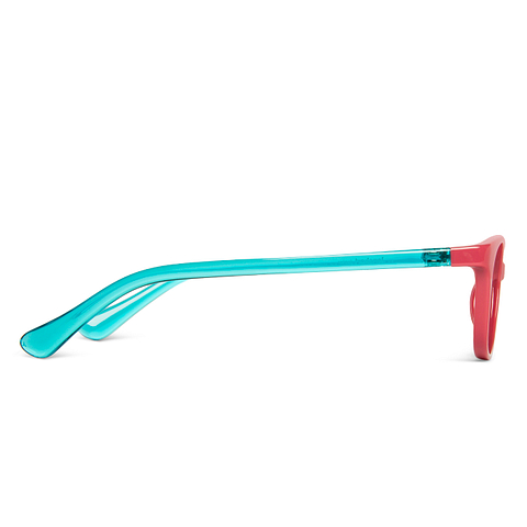 Buy Kids Glasses: Pink Green Transprent Full Rim Cat Eye Kids 5-8 yrs ...