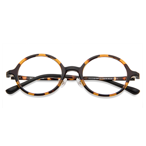 Buy Hooper Tortoise TR90 Round Spectacles Online || Lenskart Singapore ...