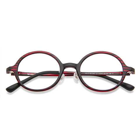 Buy Hooper Maroon TR90 Round Spectacles Online || Lenskart Singapore ...
