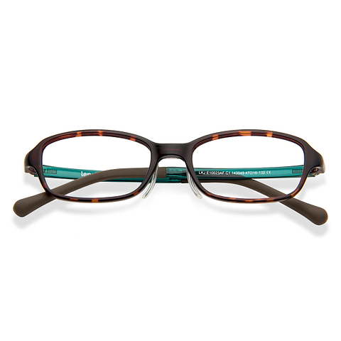 Buy Hooper Brown TR90 Rectangle Spectacles Online || Lenskart Singapore ...
