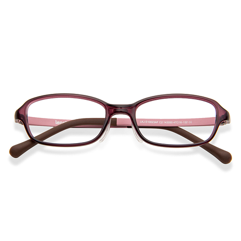Buy Hooper Brown TR90 Rectangle Spectacles Online || Lenskart Singapore ...