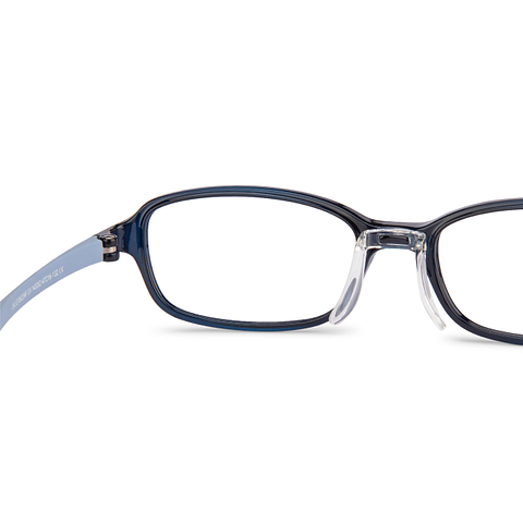 Buy Hooper Blue TR90 Rectangle Spectacles Online || Lenskart Singapore ...