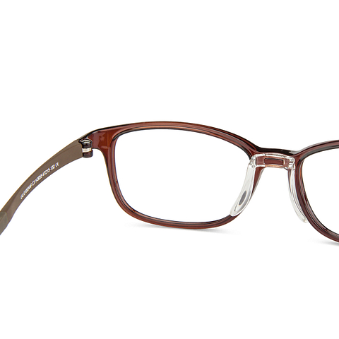 Buy Hooper Brown TR90 Rectangle Spectacles Online || Lenskart Singapore ...