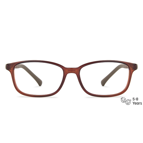 Buy Hooper Brown TR90 Rectangle Spectacles Online || Lenskart Singapore ...
