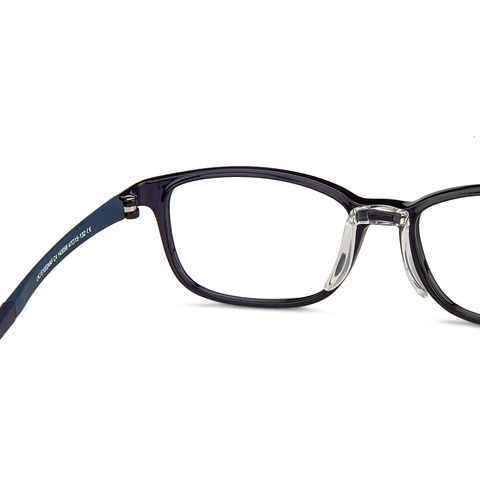 Buy Hooper Blue TR90 Rectangle Spectacles Online || Lenskart Singapore ...