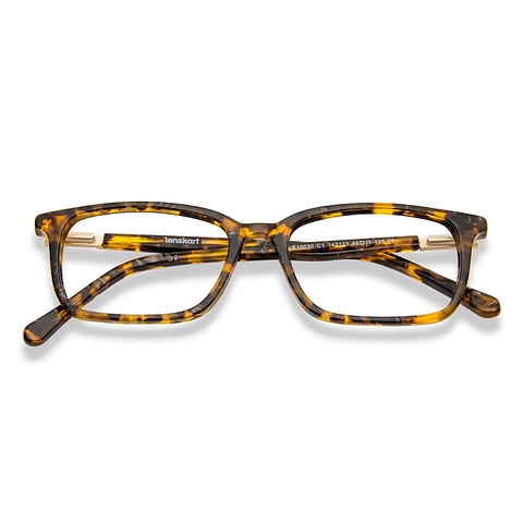 Buy Hooper Brown Acetate Rectangle Spectacles Online || Lenskart ...