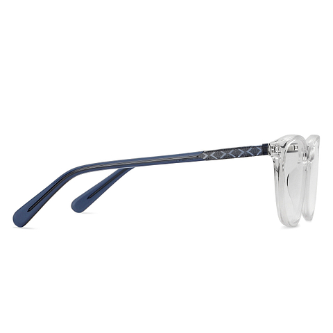 Buy Hooper Transparent Acetate Square Spectacles Online || Lenskart ...