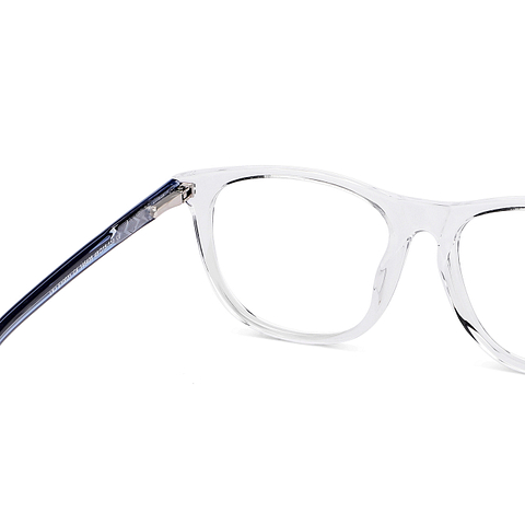 Buy Hooper Transparent Acetate Square Spectacles Online || Lenskart ...