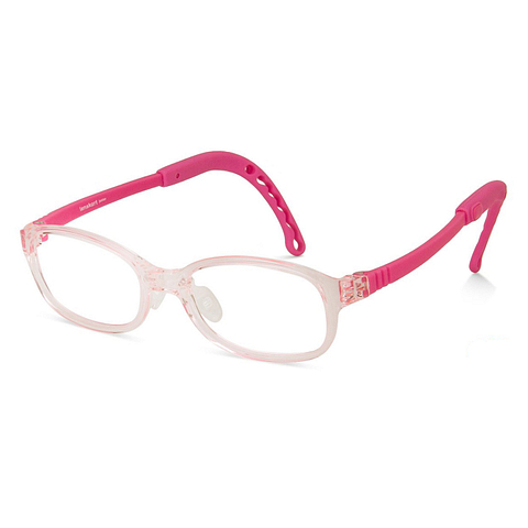 Buy Blue-Block Kids Computer Glasses: Pink Transparent Full Rim ...