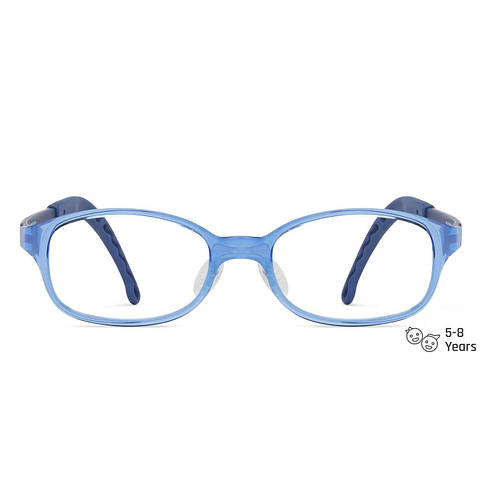 Buy Blue-Block Kids Computer Glasses: Blue Transparent Full Rim ...