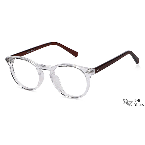 Buy Transparent Brown Full Rim Round Kids 5-8 yrs Lenskart Junior ...