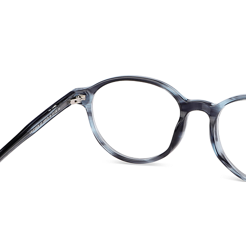 Buy Kids Glasses: Blue Grey Full Rim Round Kids 8-12 yrs Lenskart ...