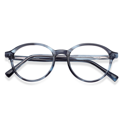 Buy Kids Glasses: Blue Grey Full Rim Round Kids 8-12 yrs Lenskart ...