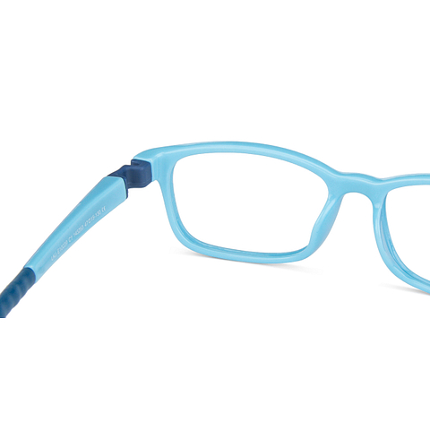 Buy Hooper Blue TR90 Rectangle Spectacles Online || Lenskart Singapore ...