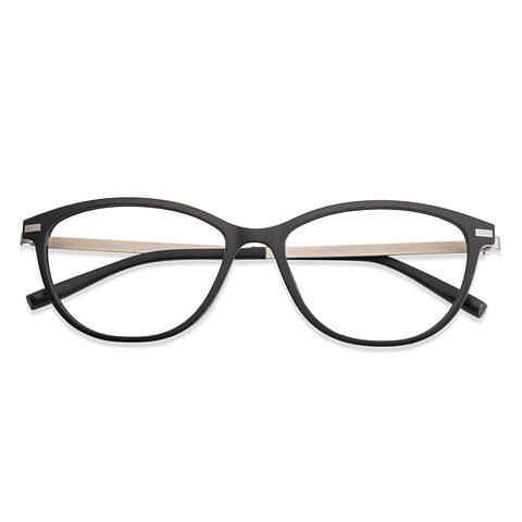 Buy Black Gunmetal Full Rim Cat Eye Lenskart Air LA Air fusion LA ...