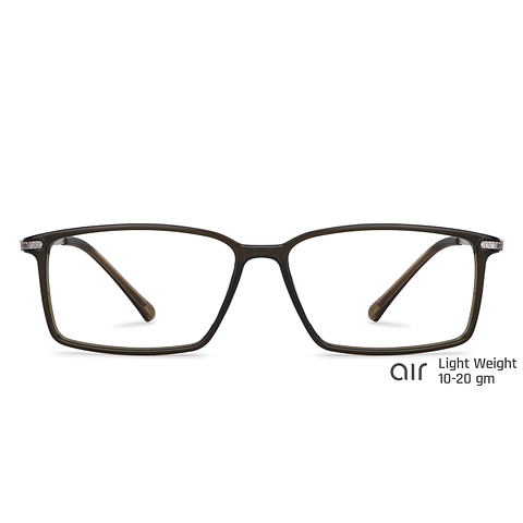 Buy Lenskart Air Green Ultem Rectangle Spectacles Online || Lenskart ...