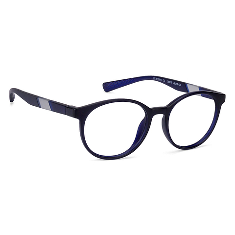 Buy Blue Full Rim Round Lenskart Air Essentials LA VC E12615-C3 ...