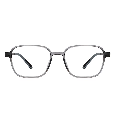 Buy Grey Transparent Gunmetal Full Rim Square Lenskart Air Switch LA ...