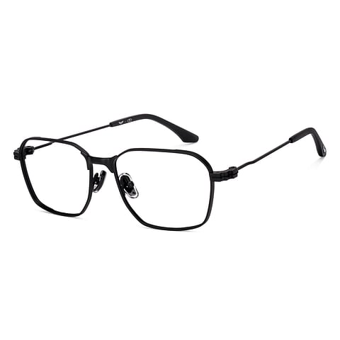 Buy Black Full Rim Geometric Lenskart STUDIO Dark Knight 2 0 LK E17247 ...