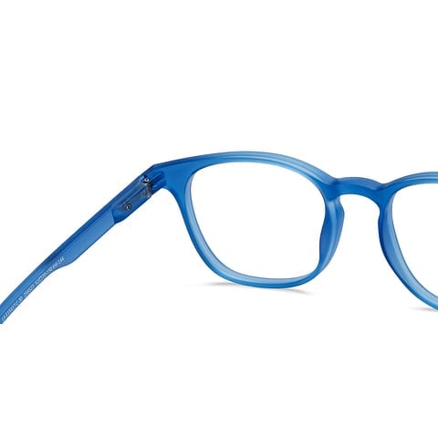 Buy Ocean Blue Full Rim Square Lenskart HUSTLR LA E15417-XW C30 ...