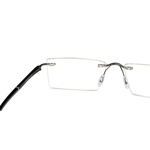 Buy Gunmetal Black Rimless Rectangle Polo Sports Lumineers 1006-C4 ...