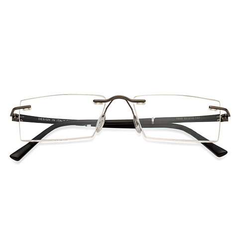 Buy Gunmetal Black Rimless Rectangle Polo Sports Lumineers 1006-C4 ...