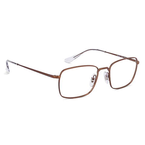 Ray-Ban RX6437 Medium (Size-51) Brown 3038 Unisex Eyeglasses - Lenskart.com