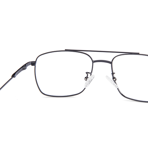 Buy Matte Black Blue Full Rim Aviator Vincent Chase SG Essentials VC ...