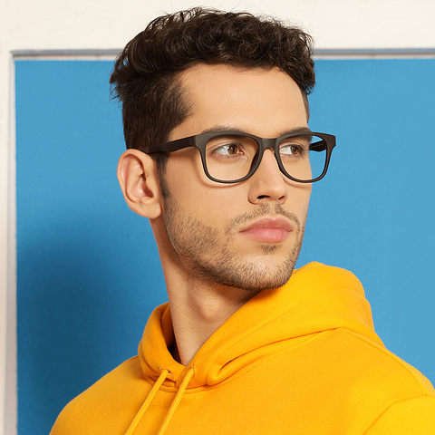 Shop online for Brown Full Rim Wayfarer Lenskart Air Clip On VC E11419 ...