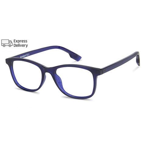 Buy Blue Block Screen Glasses: Blue Full Rim Square Lenskart Blu LB ...