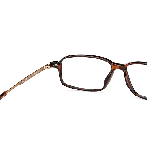 Buy Lenskart Air Brown TR90 Rectangle Spectacles Online || Lenskart ...