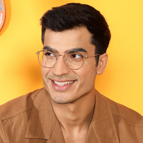 Buy Rose Gold Black Full Rim Round Vincent Chase VC SLEEK STEEL VC ...