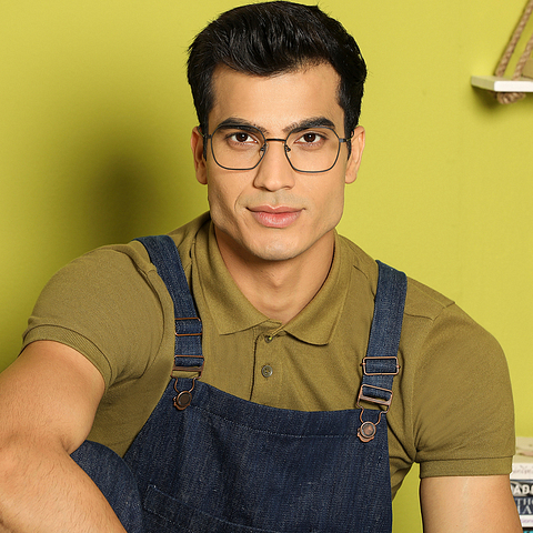 Buy Matte Black Full Rim Geometric Vincent Chase SLEEK STEEL VC E13056 ...