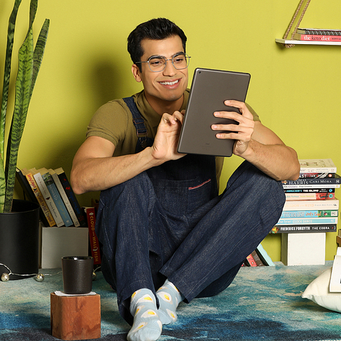 Buy Vincent Chase Gunmetal Stainless Steel Geometric Spectacles Online ...