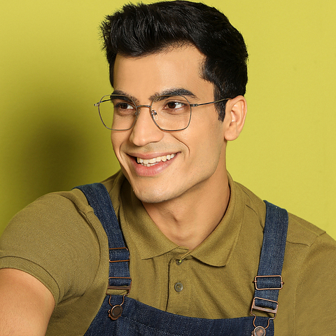 Shop online for Gunmetal Full Rim Geometric Vincent Chase SLEEK STEEL ...