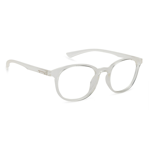 Blue Block Screen Glasses: Transparent Full Rim Round Lenskart Blu VC ...