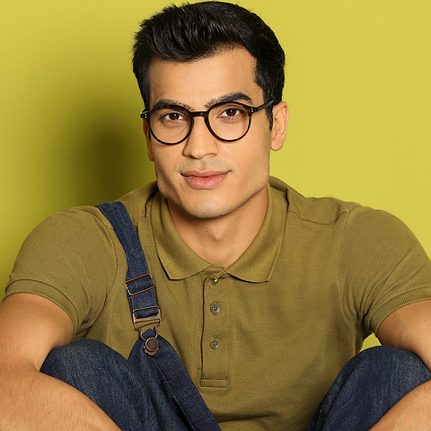 Buy Tortoise Full Rim Round Vincent Chase Classic Acetate VC E13305-C2 ...