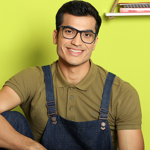 Buy Blue Transparent Full Rim Square Vincent Chase Classic Acetate VC ...