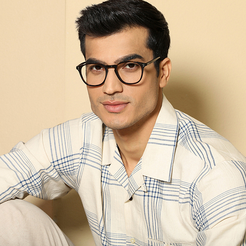 Buy Tortoise Full Rim Round Vincent Chase Classic Acetate VC E13307-C2 ...