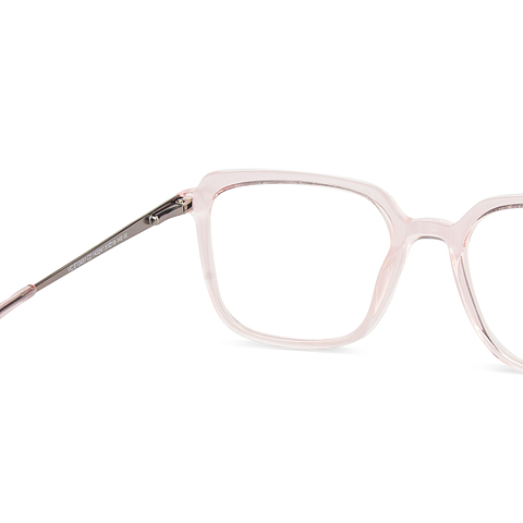 Buy Blue Block Zero Power Phone Computer Glasses: Pink Transparent ...