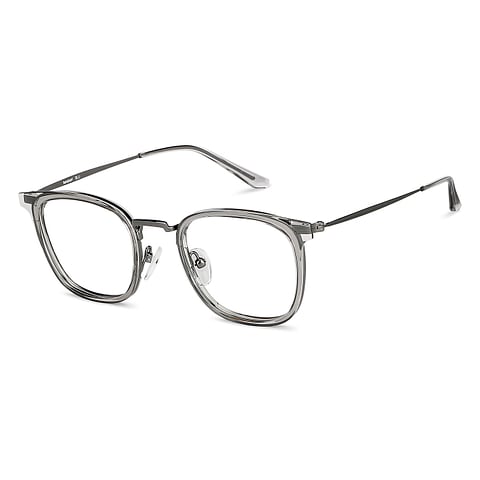 Buy Blue Block Zero Power Screen Glasses : Gunmetal Grey Transparent ...