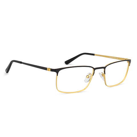 Gold Black Full Rim Rectangle Vincent Chase SLEEK STEEL VP051 -C3 ...