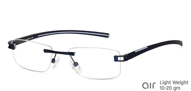 Rimless Eyeglasses Frames & Frameless Glasses Online | LensKart