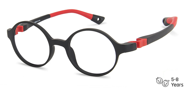 Buy Hooper Black TR90 Round Spectacles Online || Lenskart Singapore ...