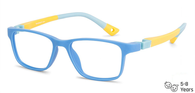 Buy Hooper Blue TR90 Rectangle Spectacles Online || Lenskart Singapore ...