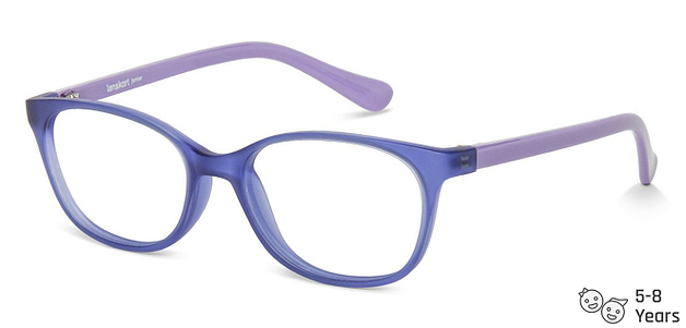 Matte Blue Transparent Purple Full Rim Cat Eye Kids (5-8 yrs) Lenskart ...