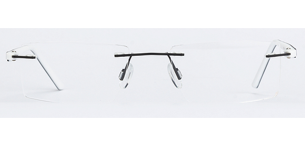 Shop online for Black White Rimless Rectangle Lenskart Air Air Classic ...