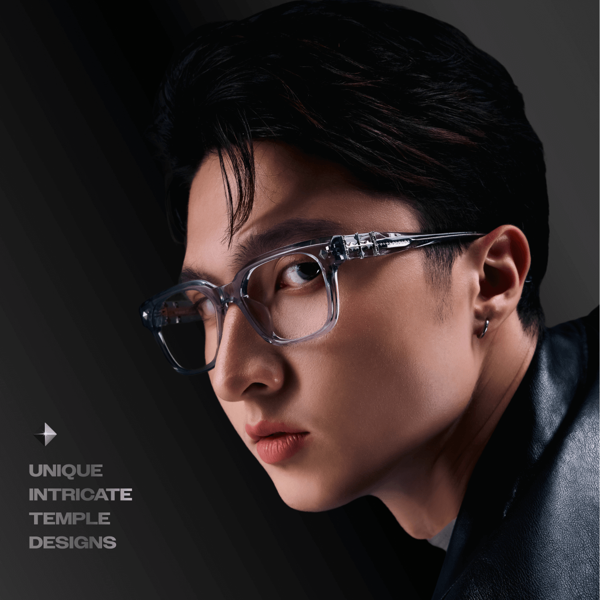 Black Full Rim Square Lenskart Studio SG Seasonal LK E18502AF Eyeglasses