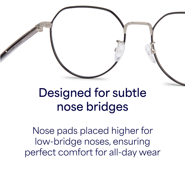 Gunmetal Transparent Full Rim Octagon John Jacobs Supreme Steel JJ ...